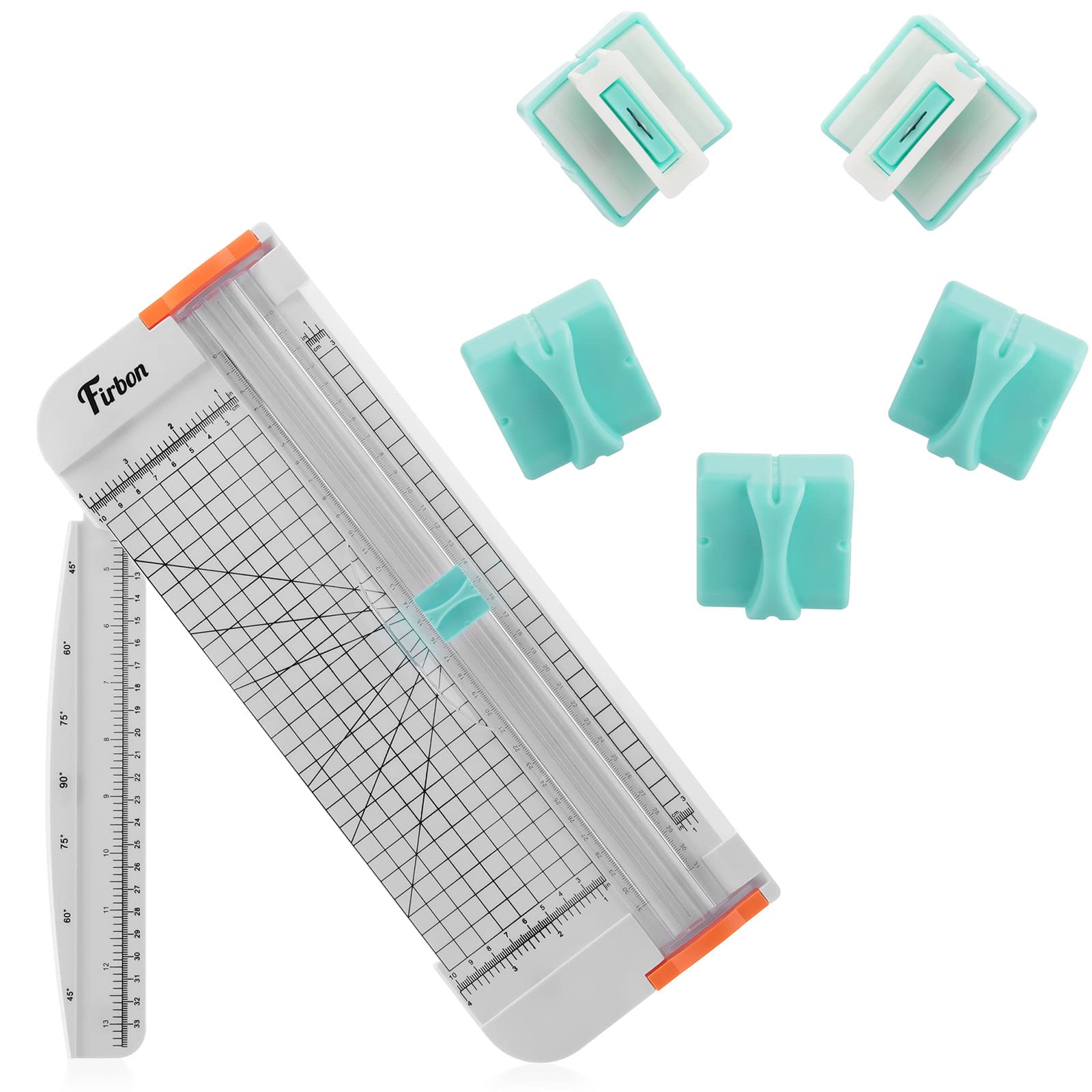 Amazon.com : Firbon White A4 Paper Cutter Bundle with 5Pcs Mint Green ...