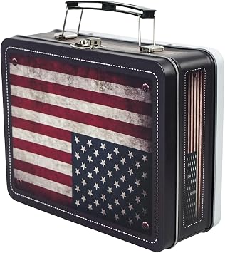 Amazon.com: DreamsEden Tin Storage Box with Handle Small Metal Fun Box ...
