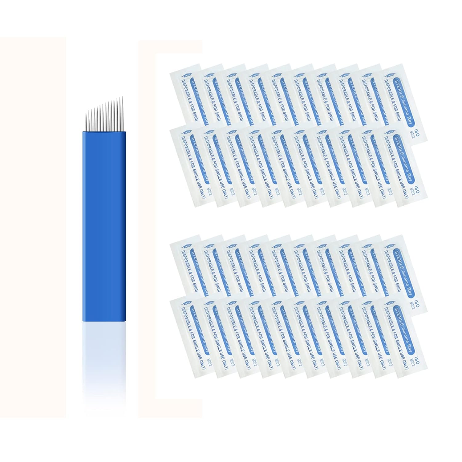 Amazon.com: Pinkiou MicroPigmentation Needles Eyebrow Makeup Blade Hair ...