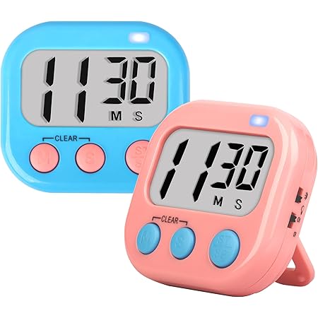 Amazon.com: 6 Pack Digital Timer for Teacher Small Timers for Kids ...