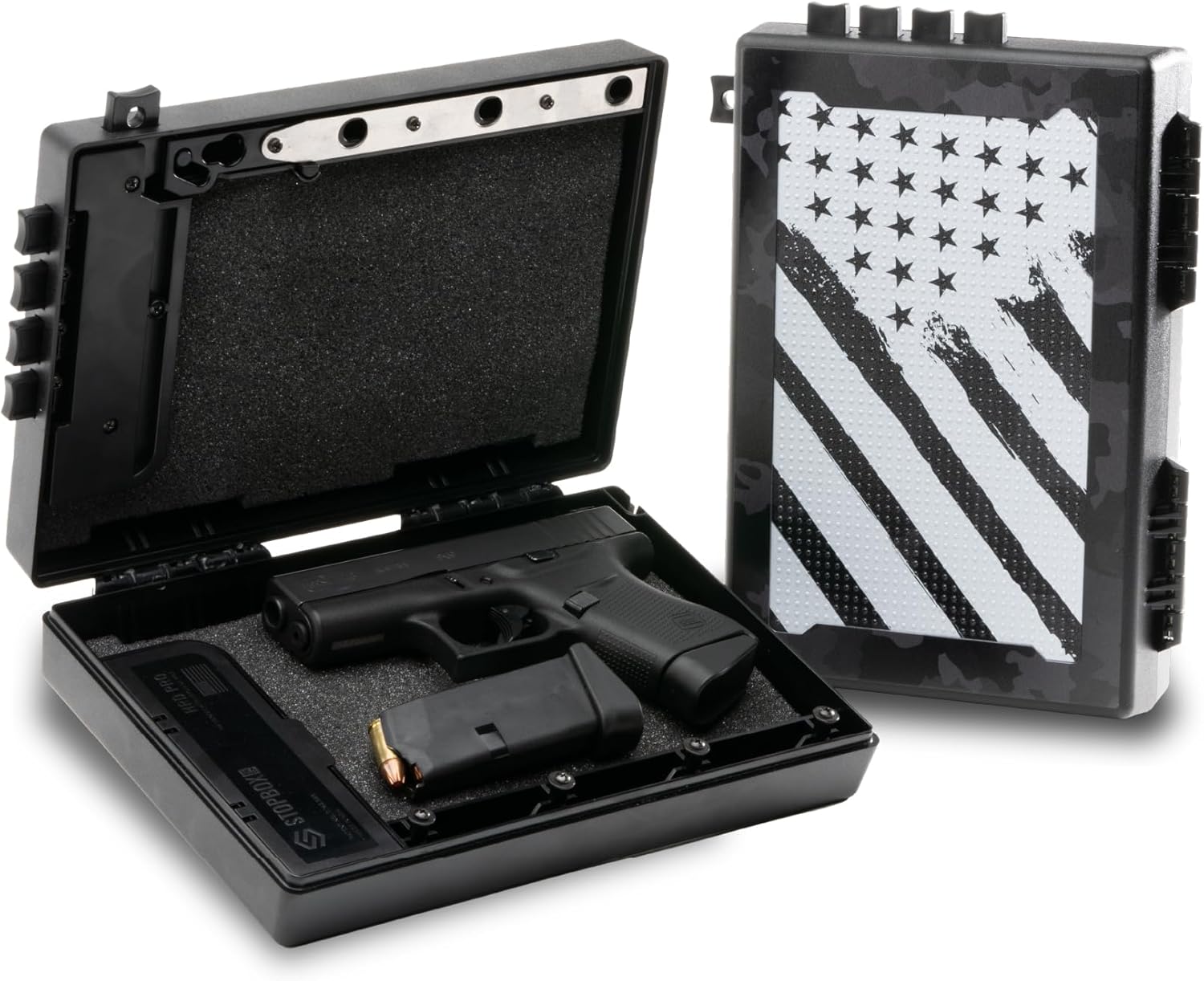 Amazon.com: STOPBOX Gun Safe Alternative - Tactical Handgun Storage ...