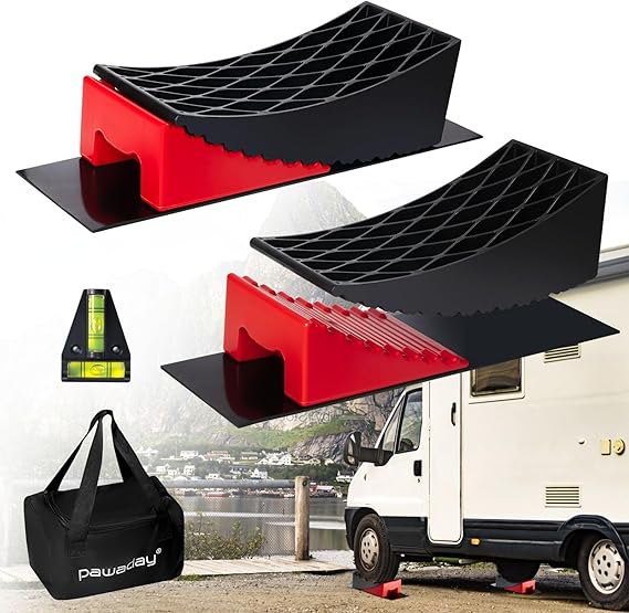 Amazon.com: RV Leveling Blocks, 2 Packs Camper Leveler System with Two ...