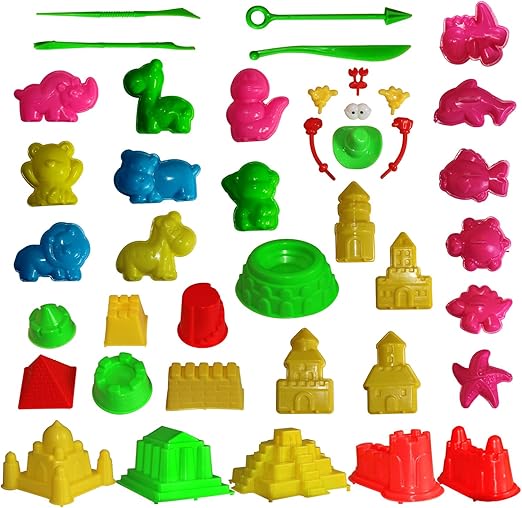 Amazon.com: MUKOOL Sand Molding Tools 42pcs Mold Activity Set ...