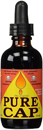 Amazon.com : Pure Cap Hot Sauce: Ferociously Fiery Hot Sauce (500,000 ...