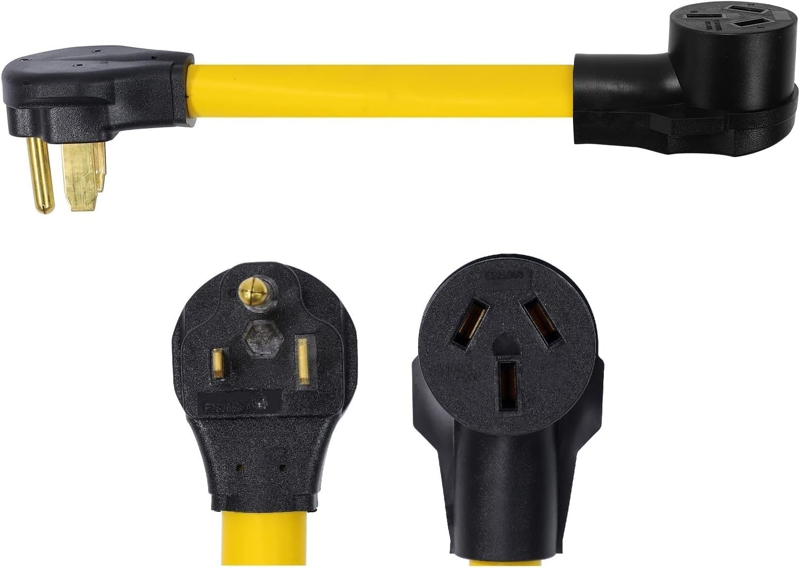 Amazon.com: ONETAK NEMA 6-50P to 10-50R 240V 50 Amp 3 Prong Male Plug ...