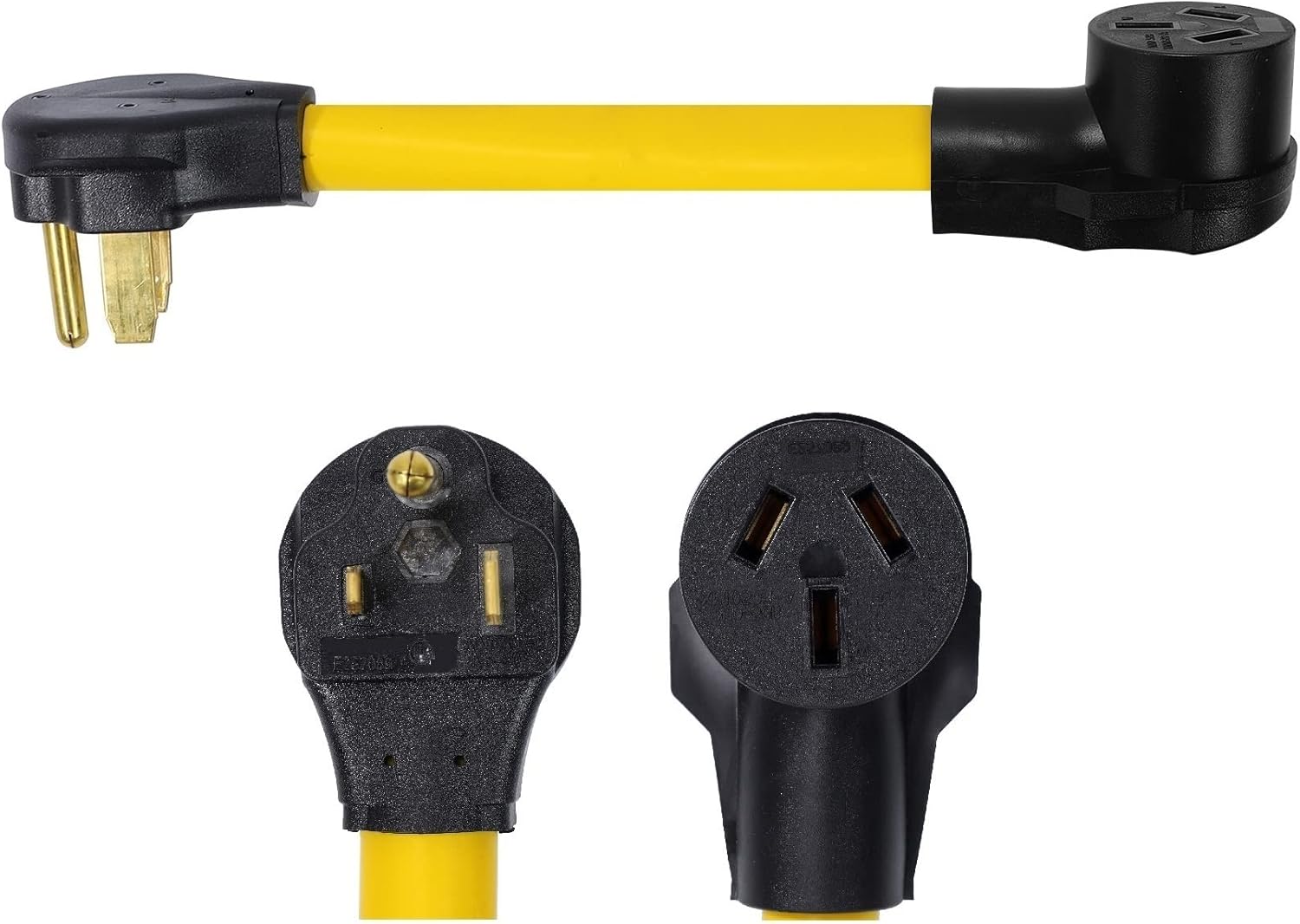 Amazon.com: ONETAK NEMA 6-50P to 10-50R 240V 50 Amp 3 Prong Male Plug ...