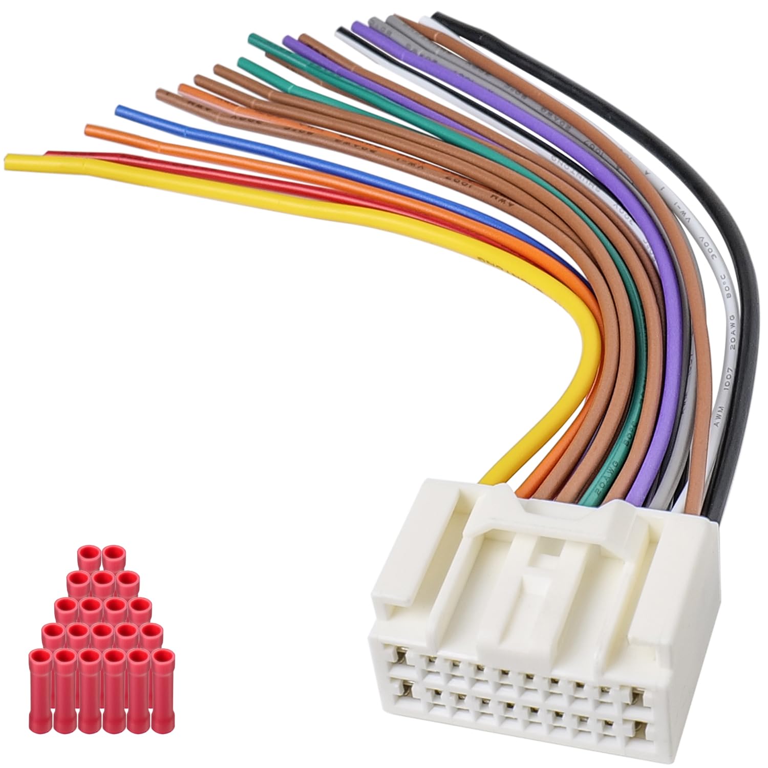 Amazon.com: Zenoruslky JBL Radio Harness Adapter for Toyota 20Pin ...