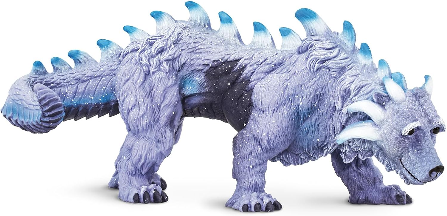 Amazon.com: Safari Ltd. Arctic Dragon Figurine - Detailed 7.25" Plastic ...