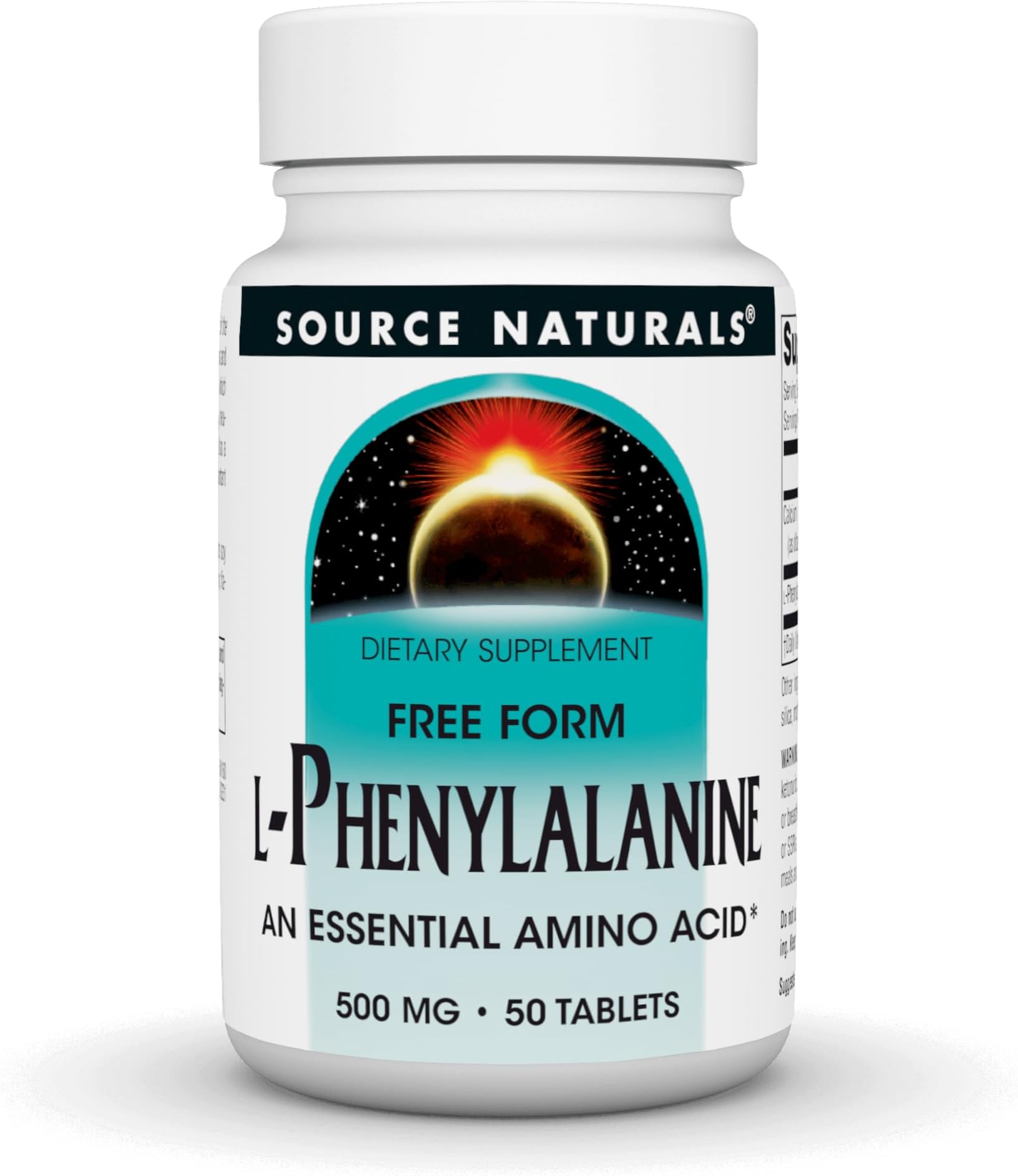 Amazon.com: Source Naturals L-Phenylalanine Free Form Essential Amino ...