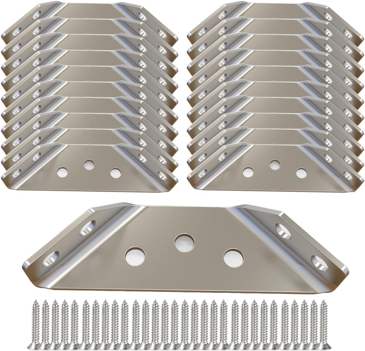 Amazon.com: Universal Stainless Steel Furniture Corner Connector Heavy ...