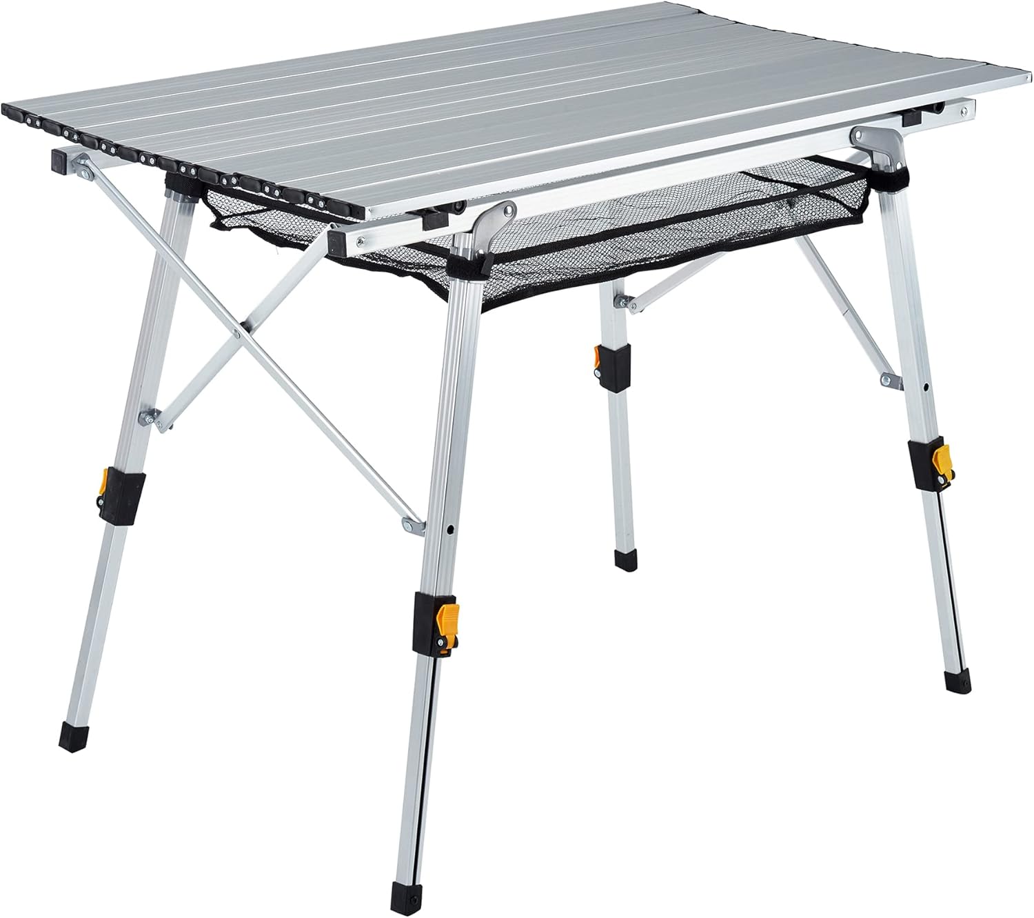 Amazon.com: Kweetle Camping Table Folding Aluminum Portable Table, Roll ...