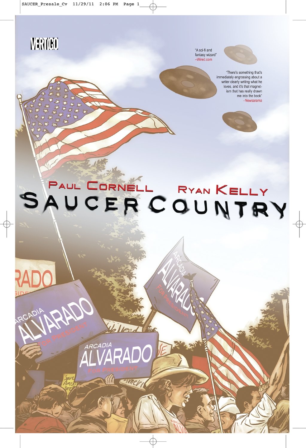 Saucer Country Vol. 1: Run: Cornell, Paul, Kelly, Ryan: 9781401235499 ...