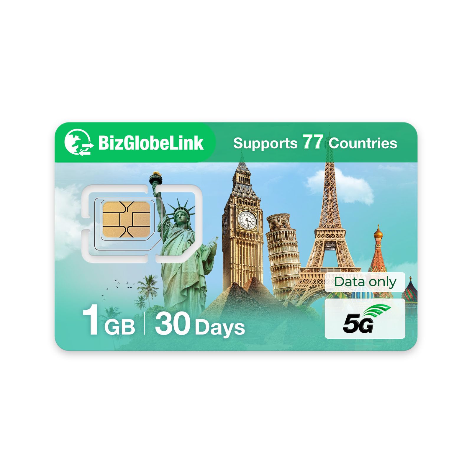 EIOTCLUB Prepaid SIM Card for Travel, International SIM card Supports ...