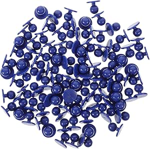 Amazon.com: Artibetter Plastic Chef Coat Stud Button 100Pcs Ball ...
