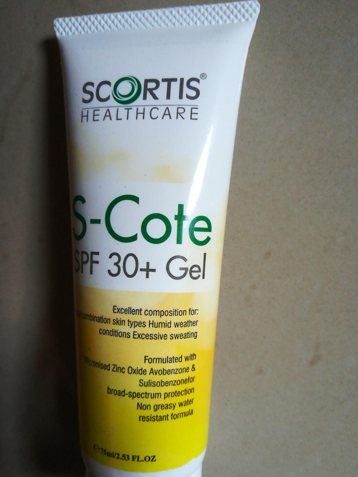 SCORTIS HEALTH CARE S-COTE |Sun Screen | Sun Protection SPF 30+ Gel -75 ...