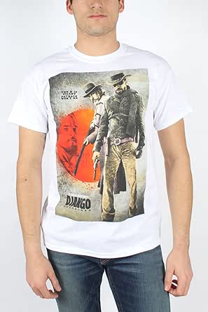 Amazon.com: Django Unchained - Mens The D is Silent T-Shirt in White ...