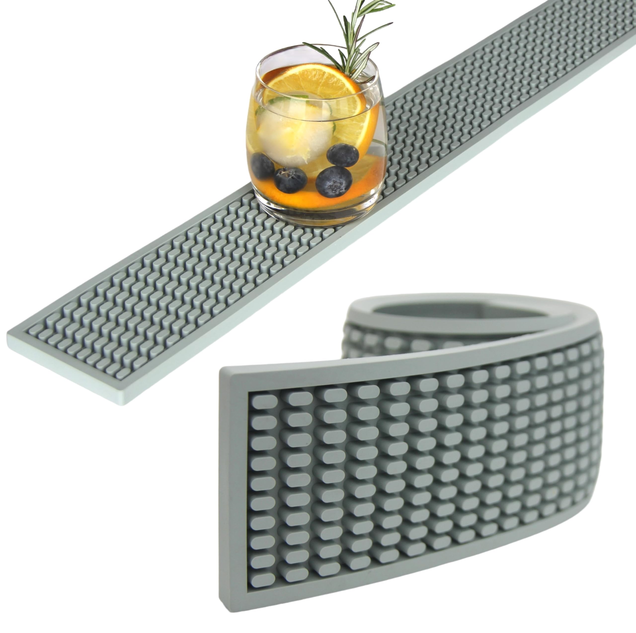Amazon.com: MARELUNNA Premium Bar Rubber Spill Mat. 23.6 x 3.1” Bar ...