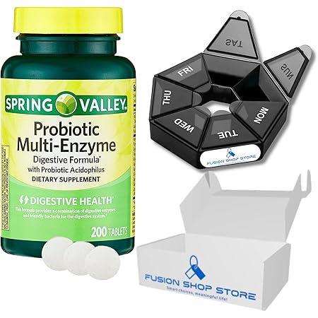Amazon.com: Spring Valley Probiotic Multi-Enzyme Digestive Formula ...