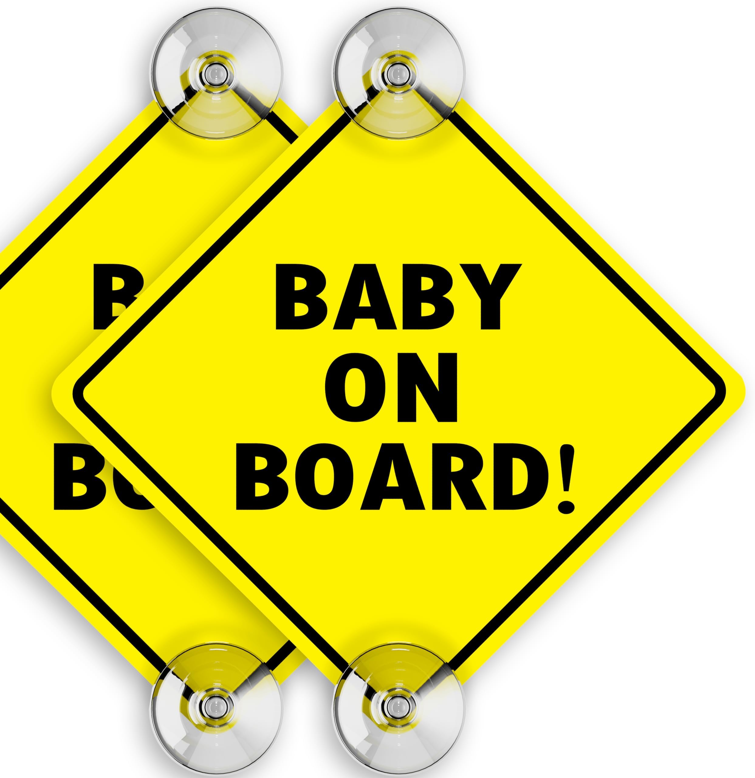 Amazon.com: Safety 1st Baby On Board Sign Magnet (Pack of 2 ...
