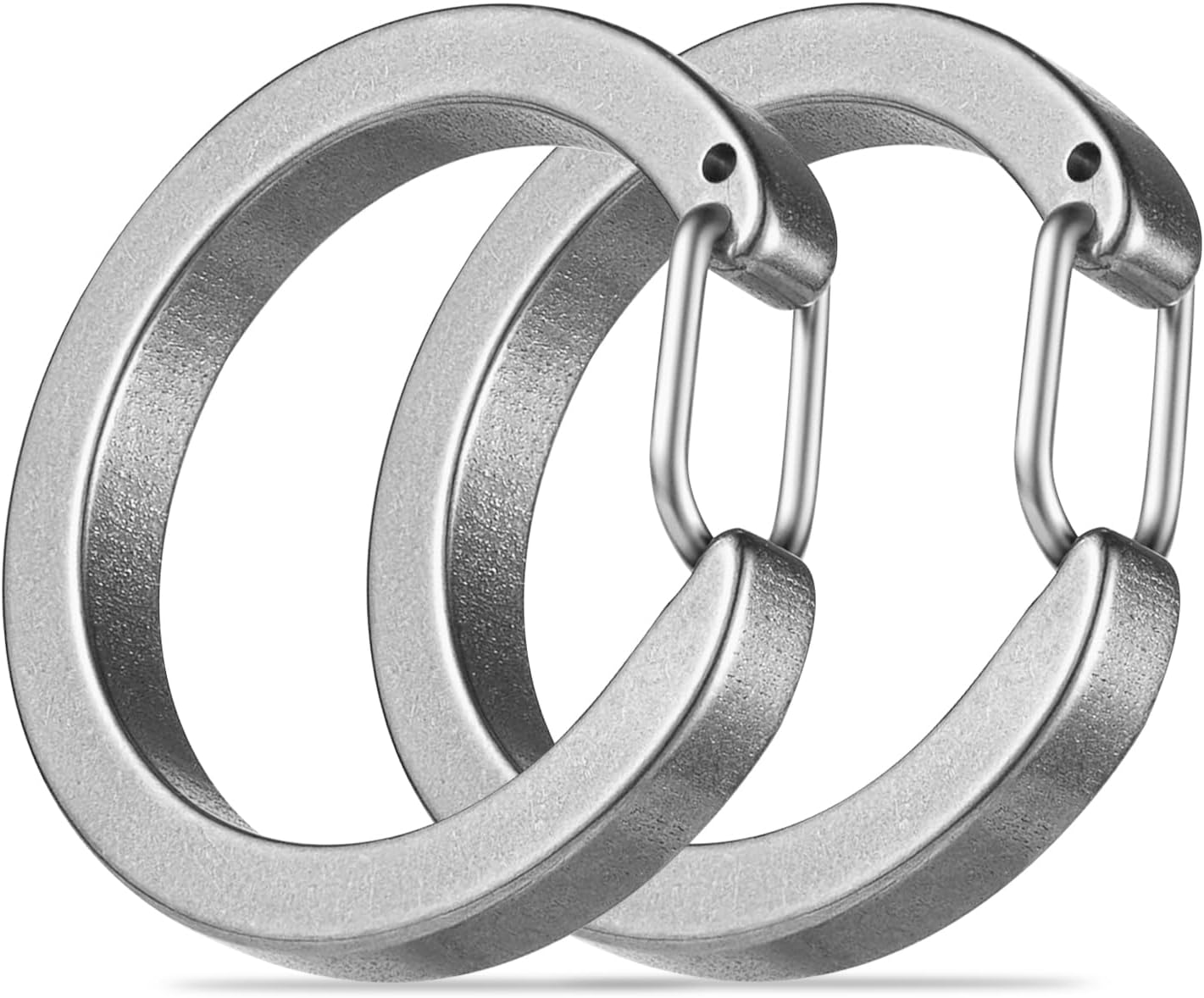 Amazon.com: Titanium Round Carabiner Clip, Quick Release Key Clip ...