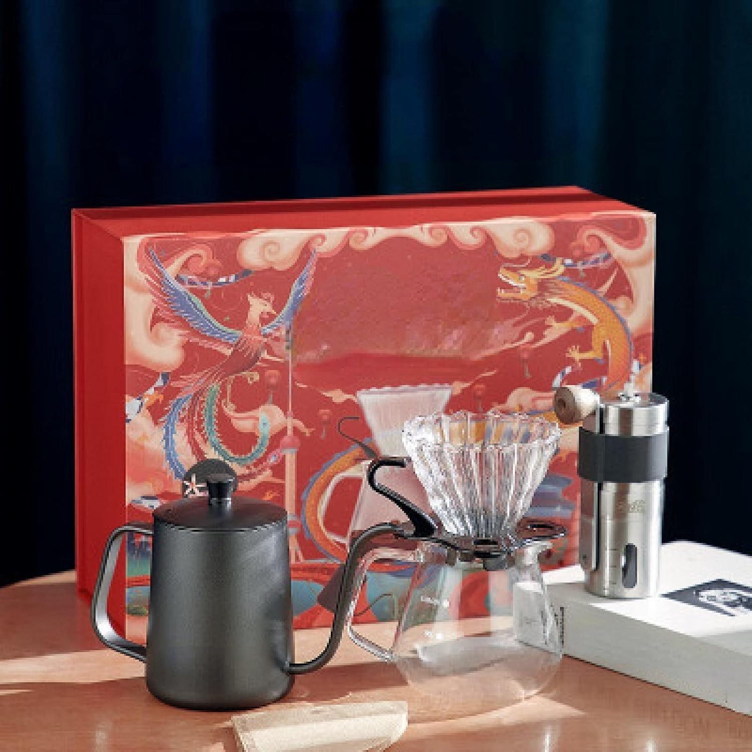 Amazon.com: KhuWan Hand Brewed Coffee Pot Set Household Portable Hand ...