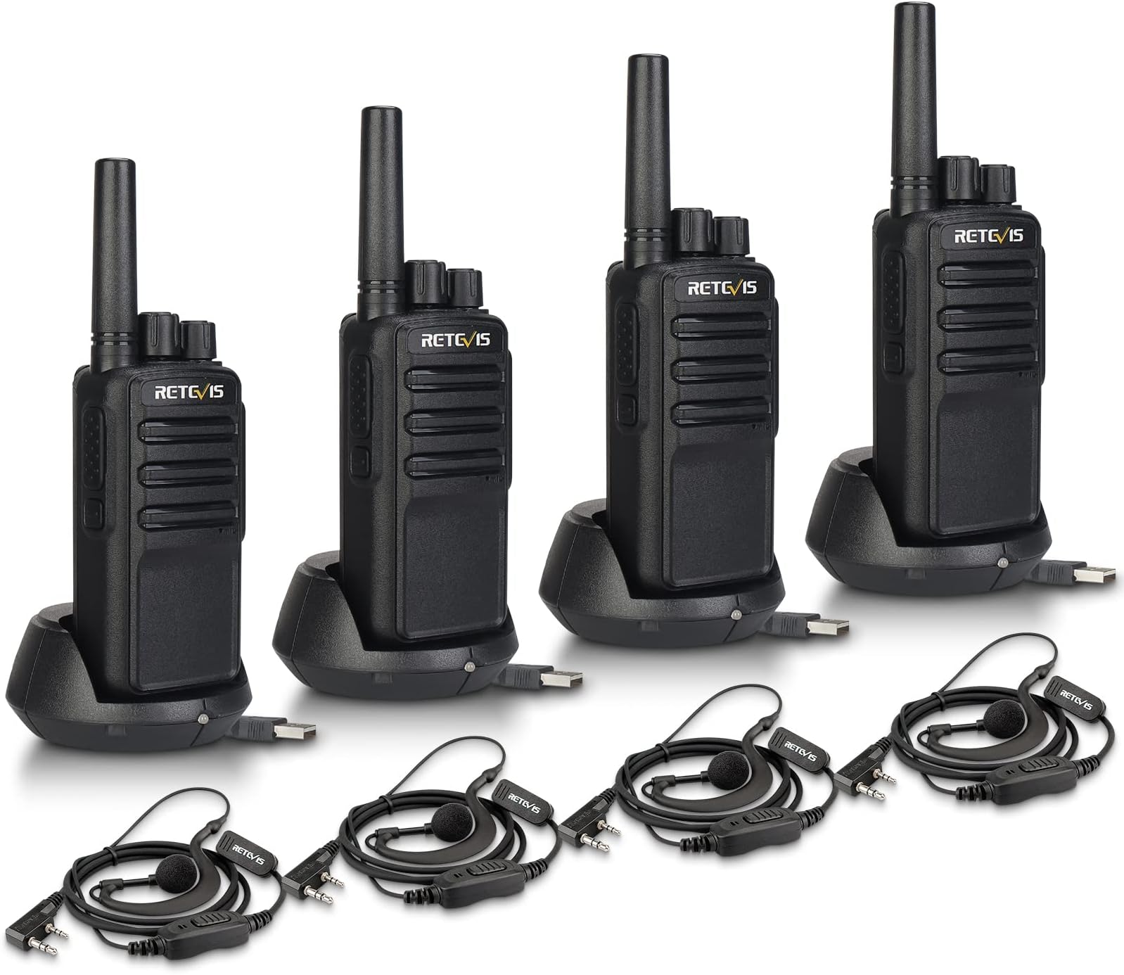 Retevis NR610 Walkie Talkies Professional, Handheld Walkie Talkie with ...