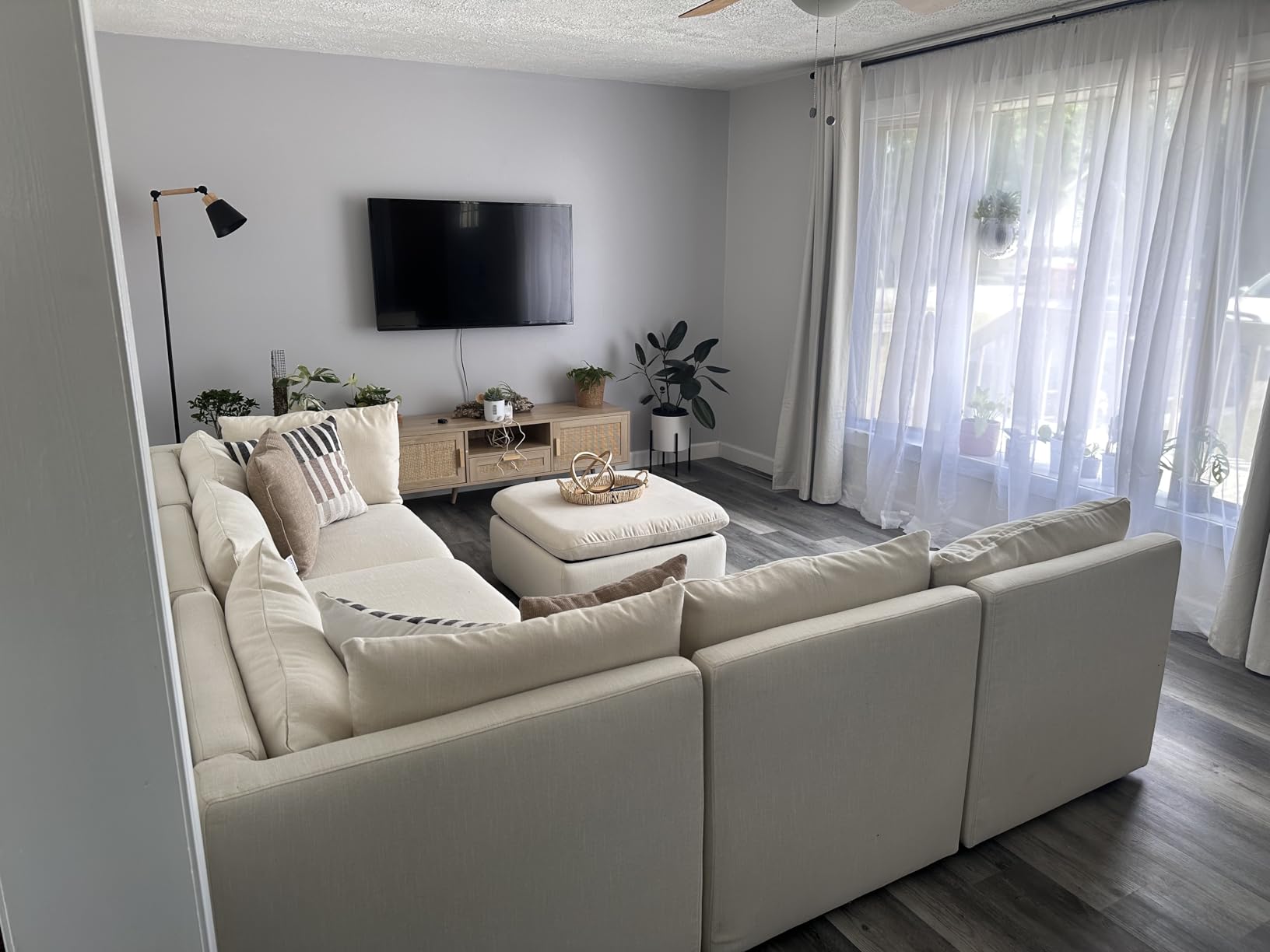 $56/mo - Finance mopio Oversized Modular Sectional Sofa with Fully ...