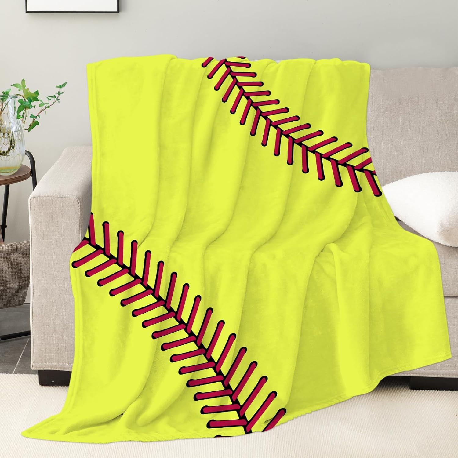 Amazon.com: KING DARE Softball Blanket for Girls, Softball Gifts for ...