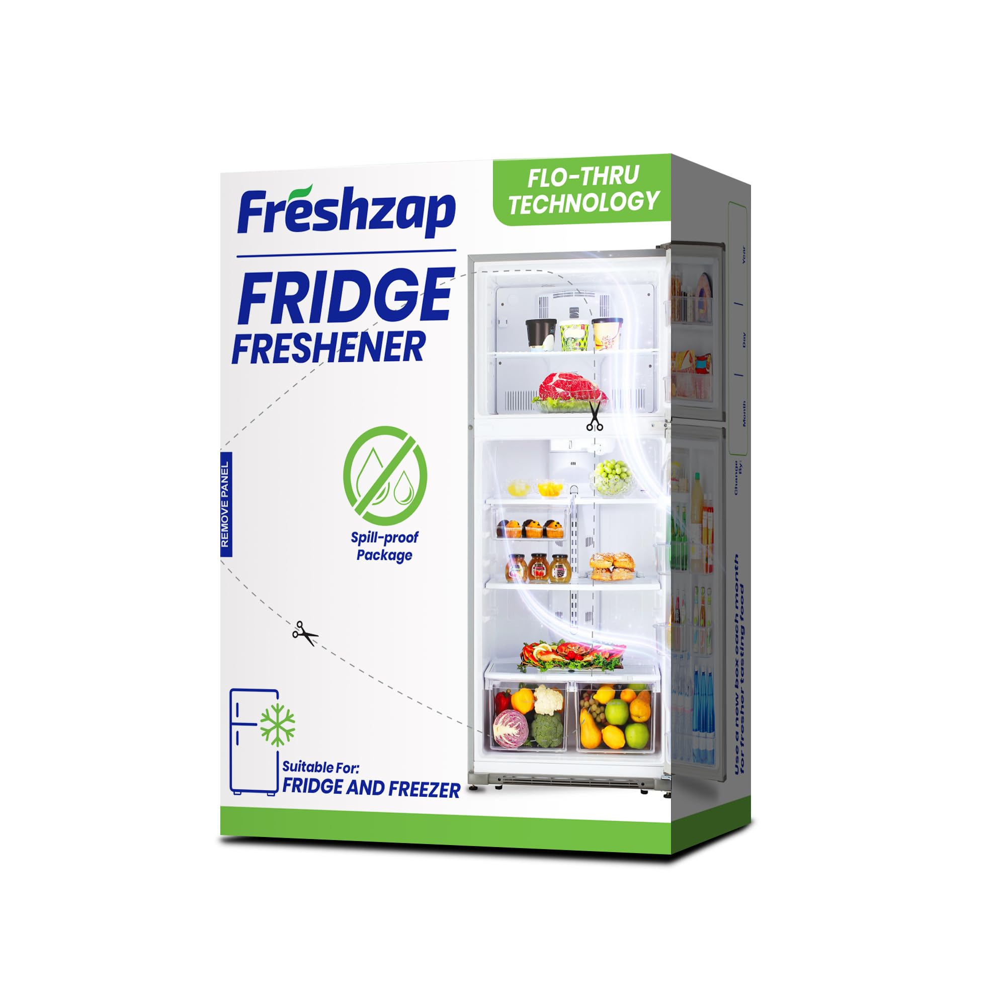 Freshzap Fridge Freshener 280 gm | Long-Lasting Odor Control | Keeps ...