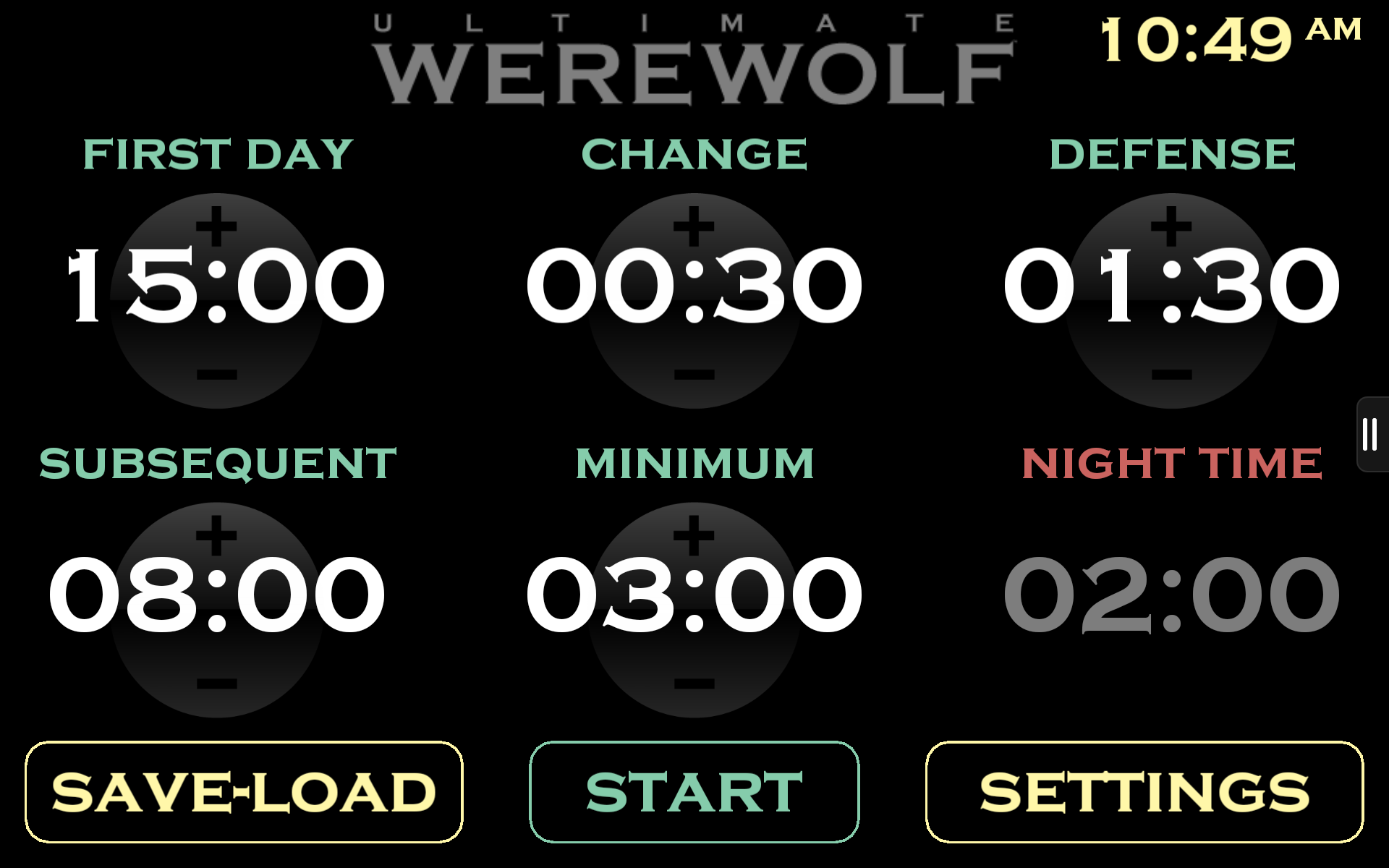 Ultimate Werewolf Timer - App on Amazon Appstore