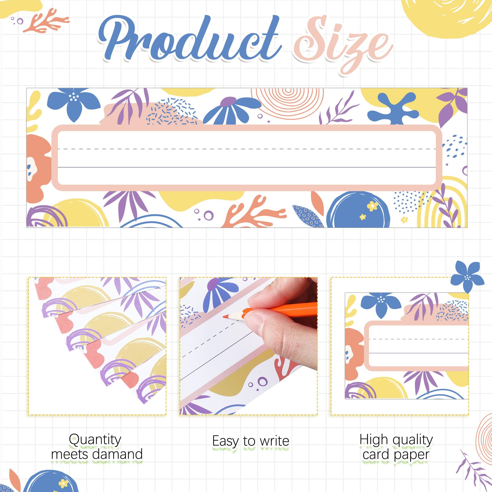 Snapklik.com : 60 Sheets Wonderfully Wild Name Plates For Classroom Die ...