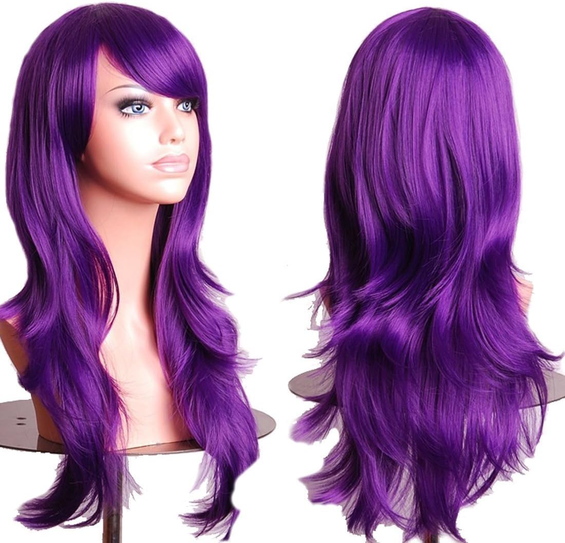 Amazon.com : Rbenxia Curly Cosplay Wig Long Hair Heat Resistant Spiral ...