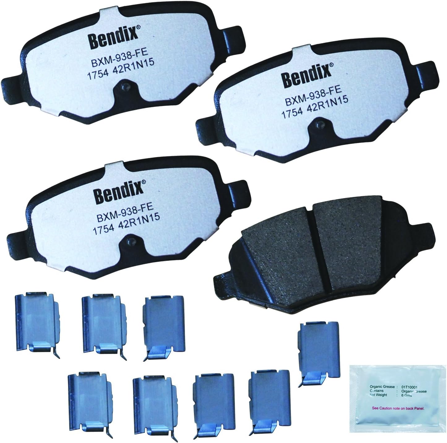 Amazon.com: Bendix Fleet Metlok MKD792SDFM Semi-Metallic Rear Brake ...