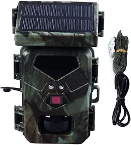 Solar Powered Trail Camera with Detailed Images, IR Night Vision ...