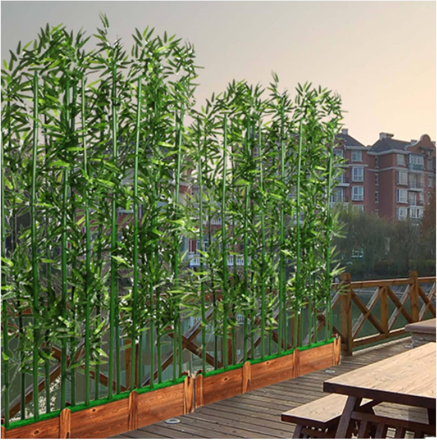 Amazon.com - Street Park Faux Simulation Plants Artificial Bamboo for ...