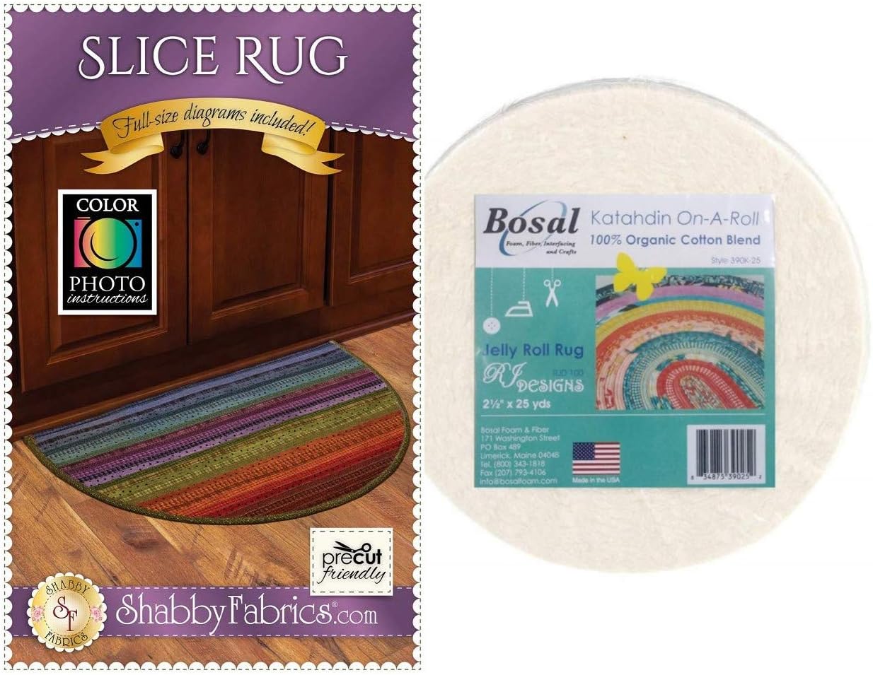 Amazon.com: Slice Rug Kit Bundle, Including Pattern and One (1) Roll of ...