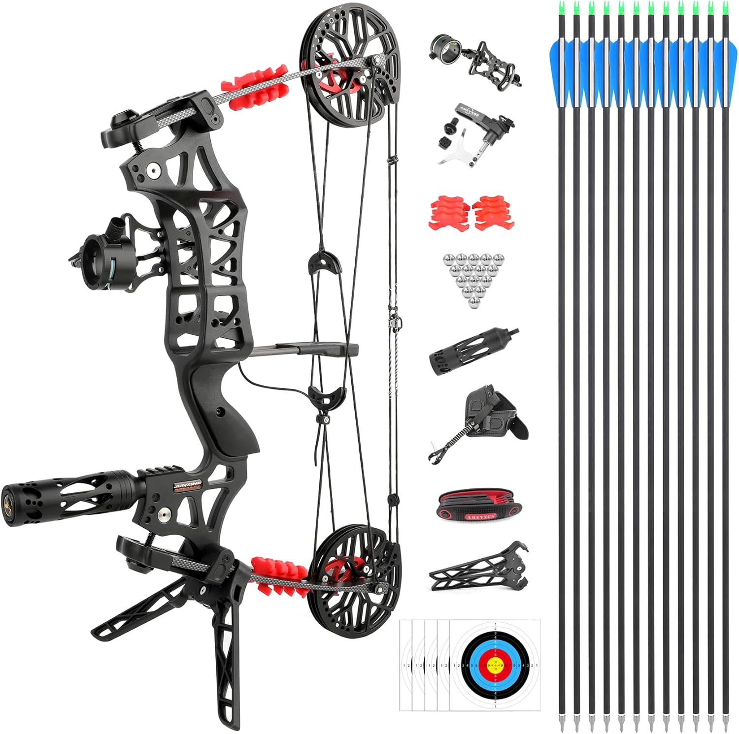 Amazon.com : Compound Bow Kit - Stell Ball & Arrows Dual-Purpose ...