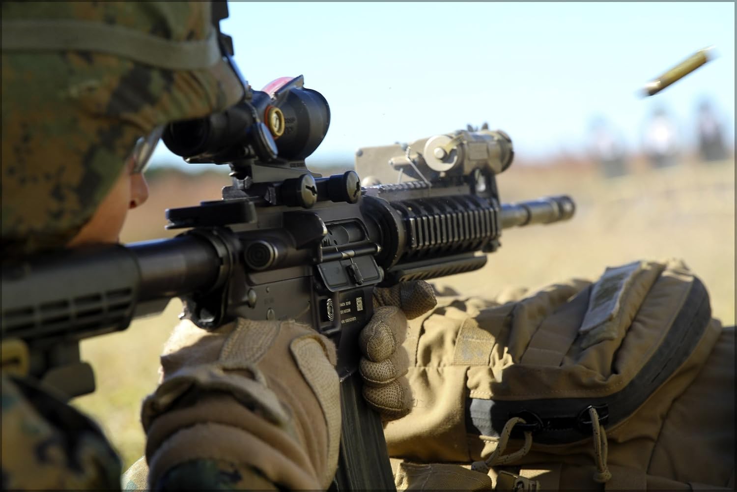 Amazon.com: 24"x36" Gallery Poster, marine fires M16-A4 service assault ...
