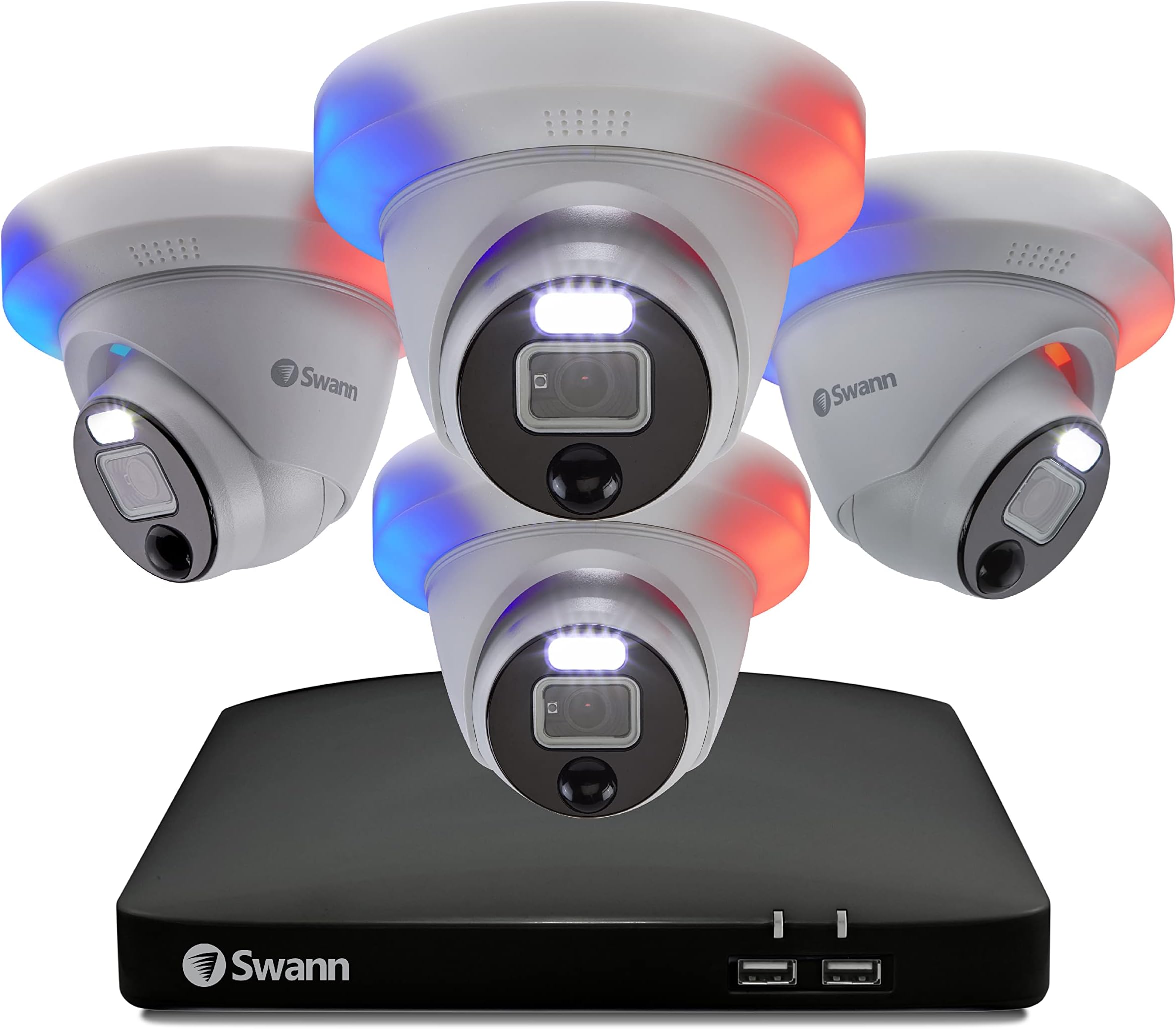 Amazon.com: Swann Home DVR Security System 1TB, 8 Channel 4 Camera ...