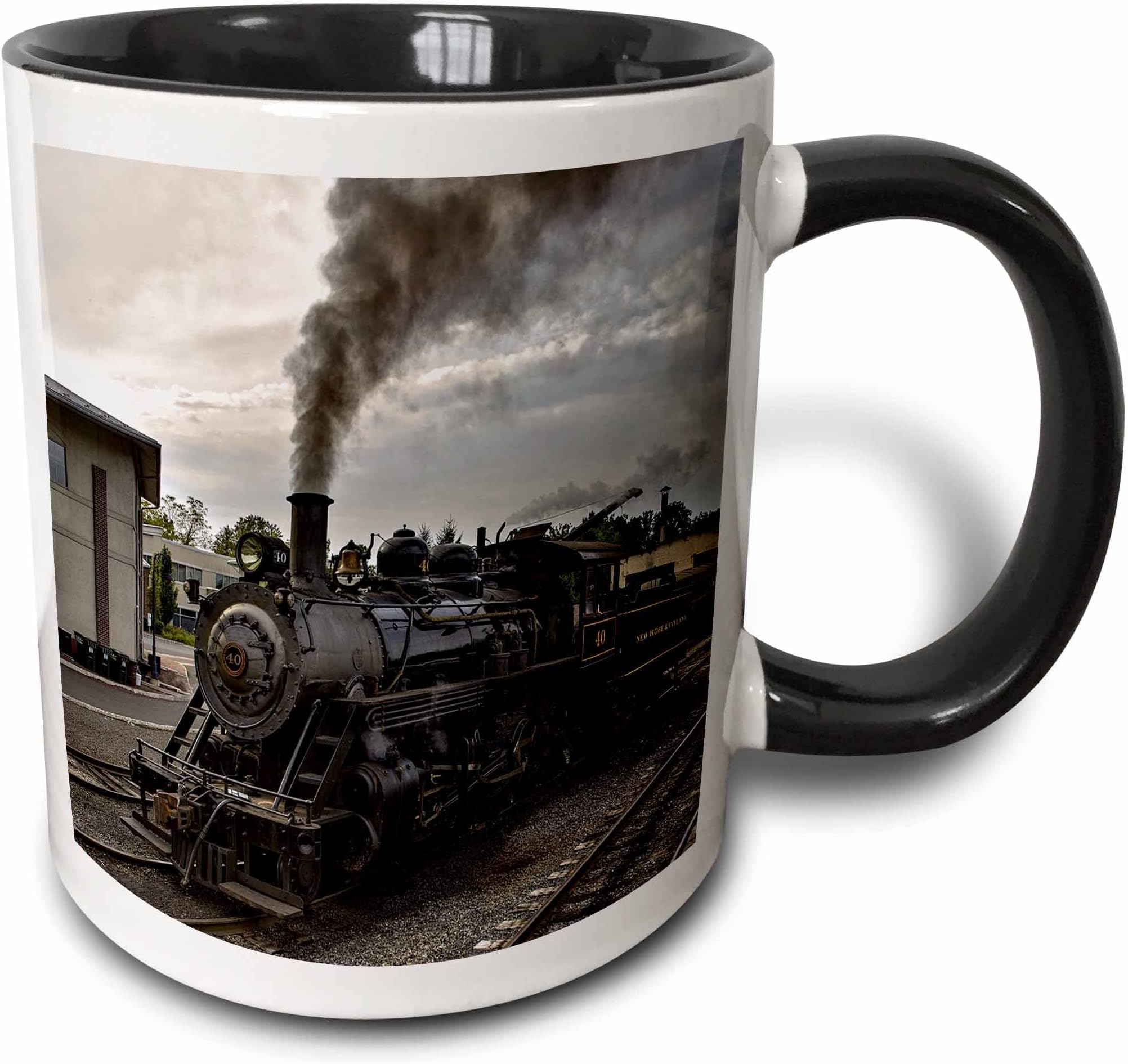 Amazon.com: Gift Republic Train Enamel Mug Outdoor Camping Mug Large ...