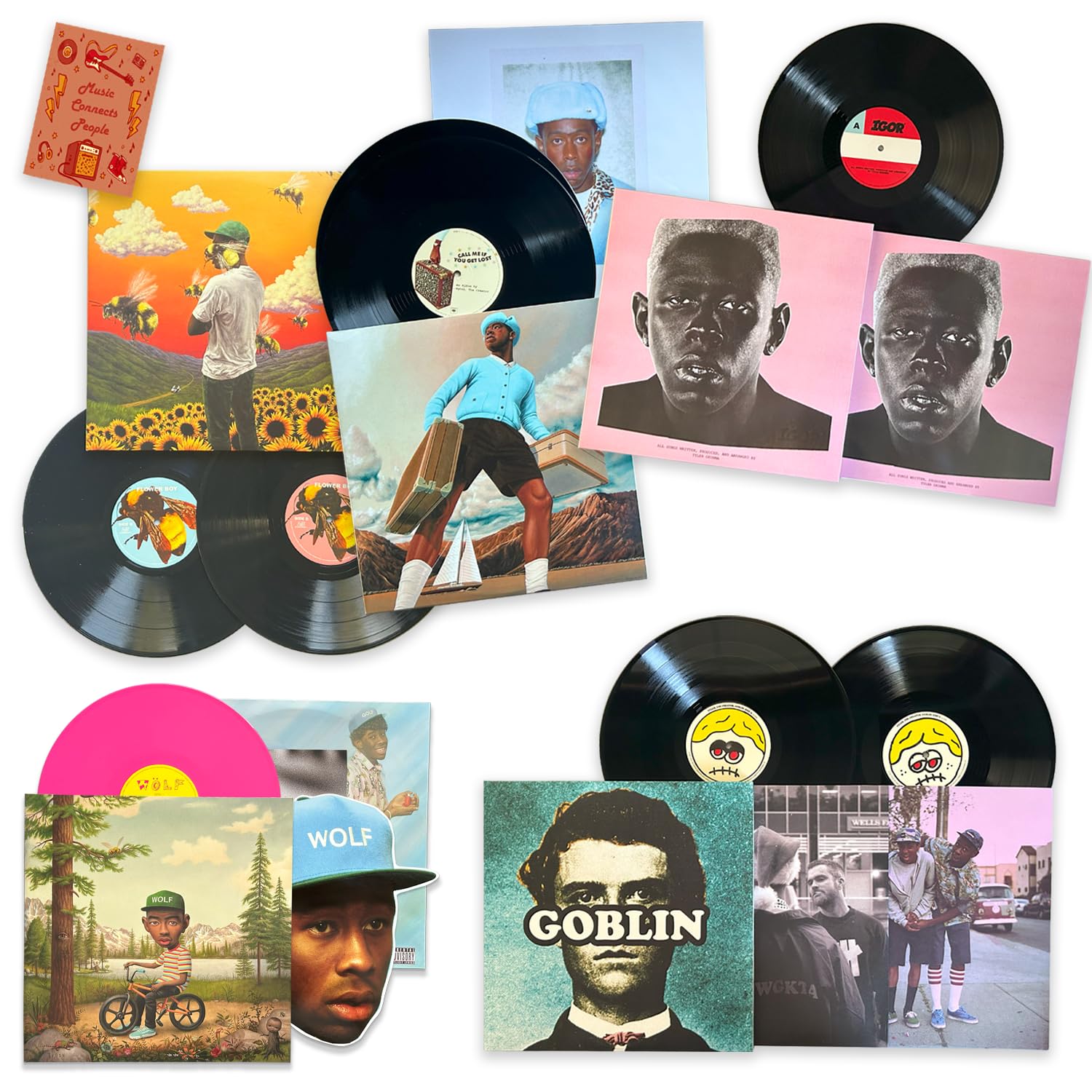 Amazon.com: Tyler The Creator "The Almost Complete" Vinyl Collection ...