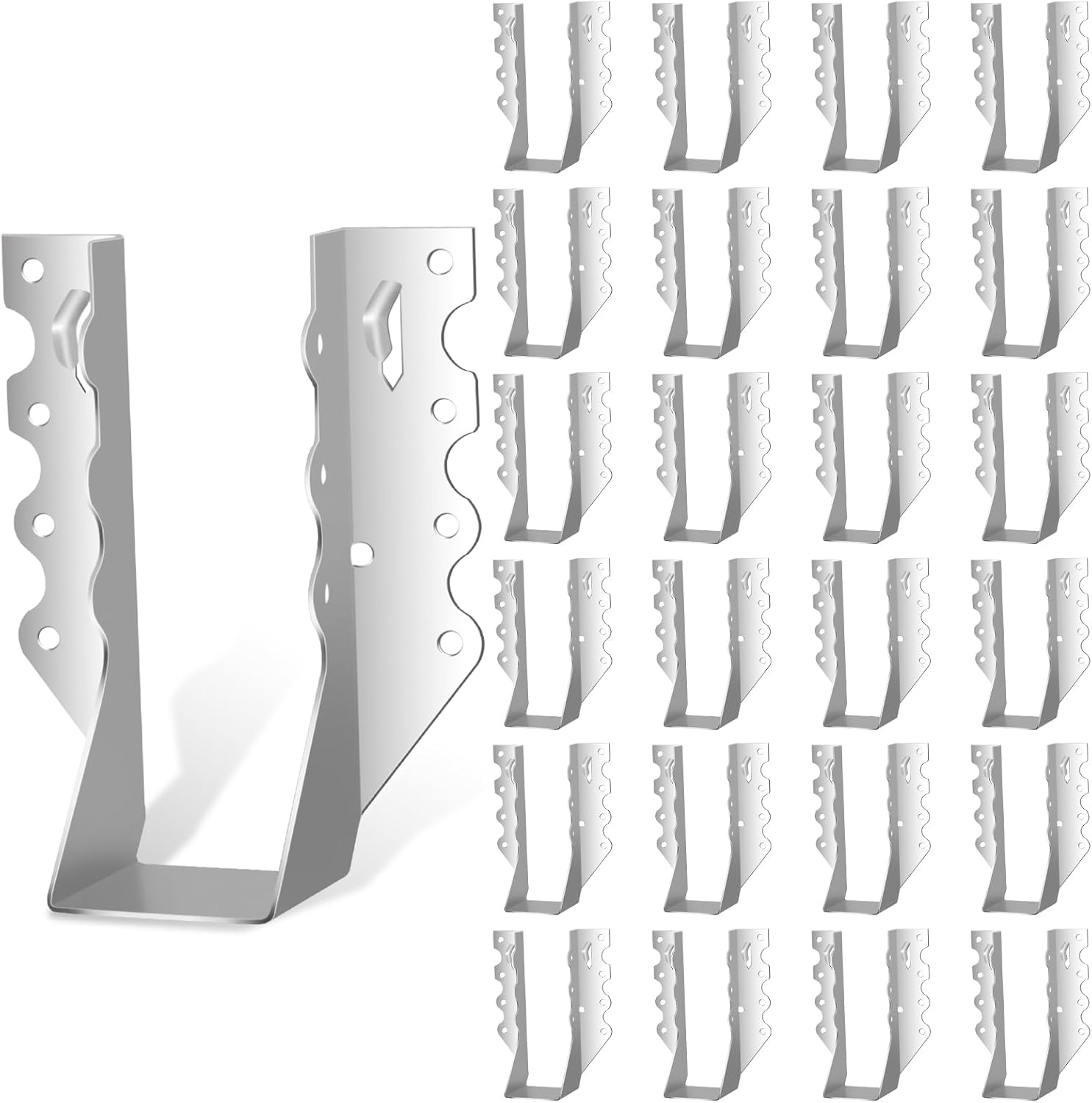 Amazon.com: 25PCS 2x8 Joist Hangers, 20 Gauge Double Shear Face Mount ...