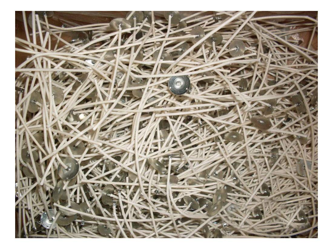Amazon.com: 20 Candle Wicks 6 Inch Zinc Core Candle Making Supplies