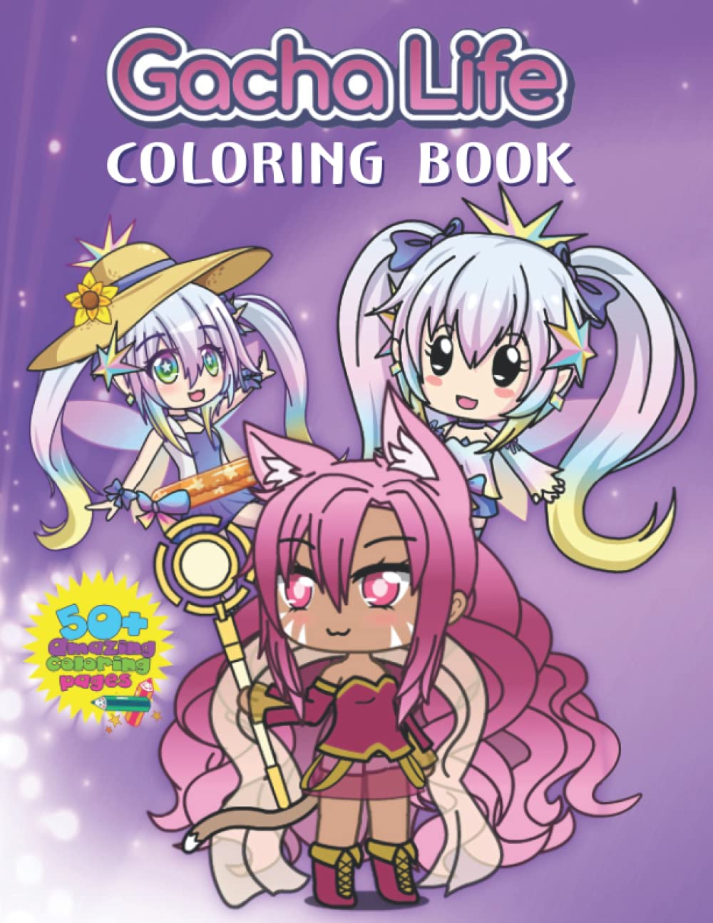 Gacha Life Coloring Book Gacha Life Coloring Books Featuring 50 ...