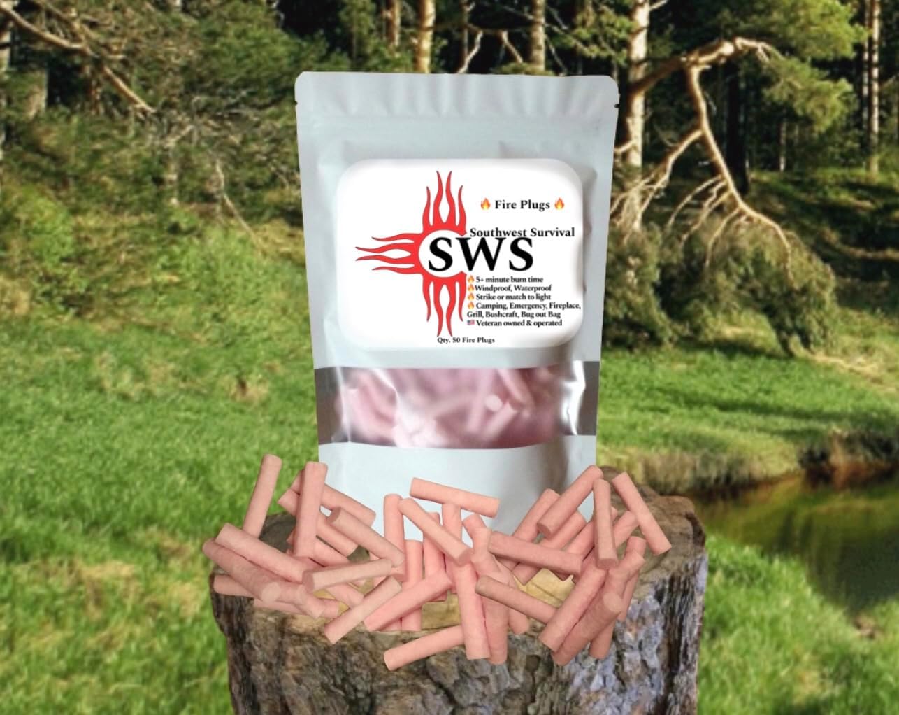 Amazon.com: Generic Southwest Survival Fire Plugs-(50) Waterproof ...