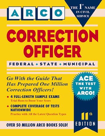 Correction Officer (11th ed): 9780028615196: Amazon.com: Books