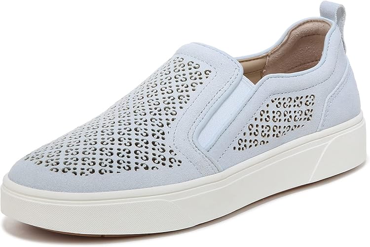 Amazon.com | Vionic Women's Sneaker Kimmie Perf- Comfortable Slip Ons ...