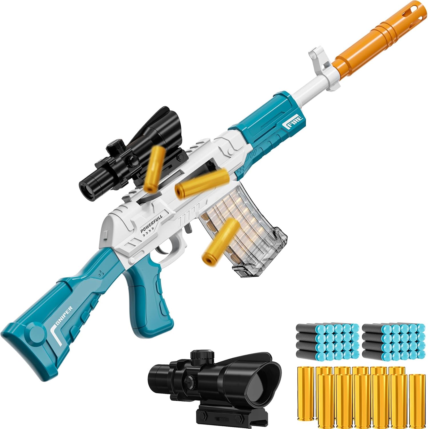 Amazon.com: Toy Gun Models Foam Blasters Guns for Kids Children Ages 6 ...