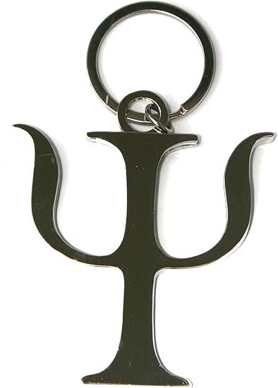 Psi Symbol Key Chain at Amazon Men’s Clothing store: Key Tags And Chains