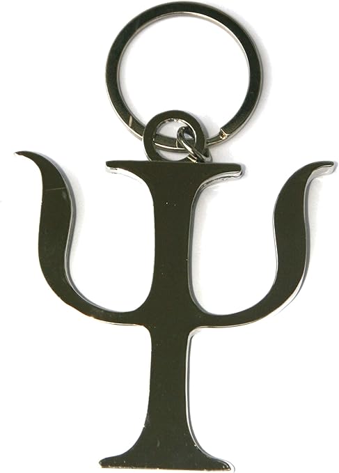 Psi Symbol Key Chain at Amazon Men’s Clothing store: Key Tags And Chains